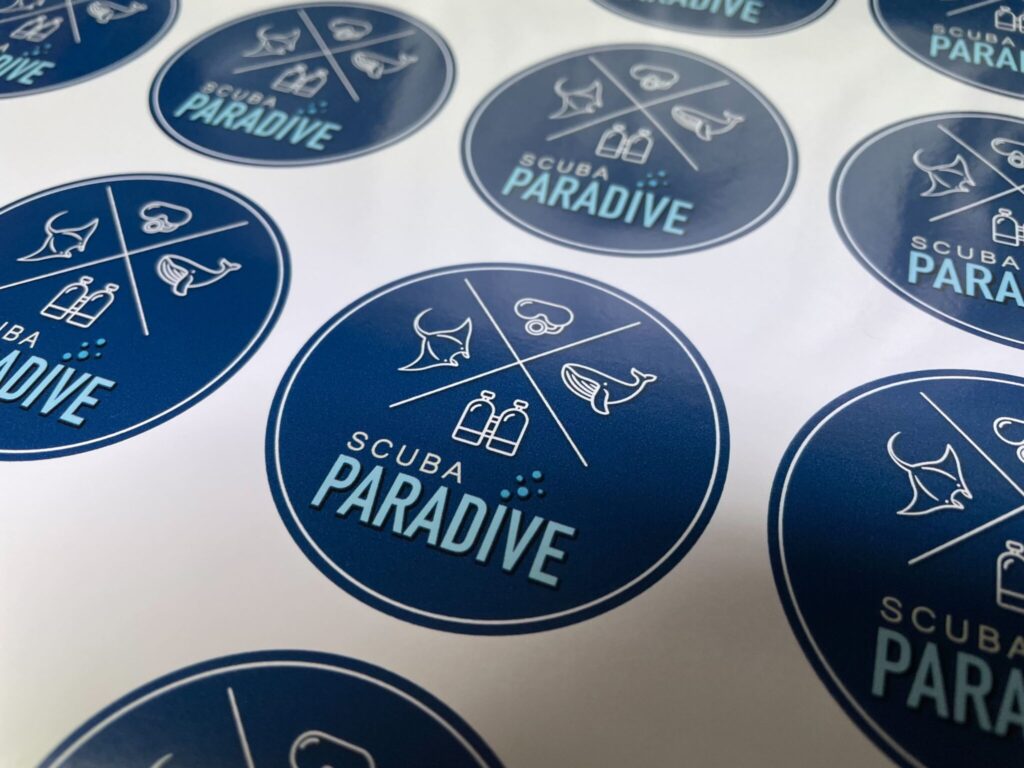 order-logo-sticker Made to order logo sticker printed logo sticker Cut ...